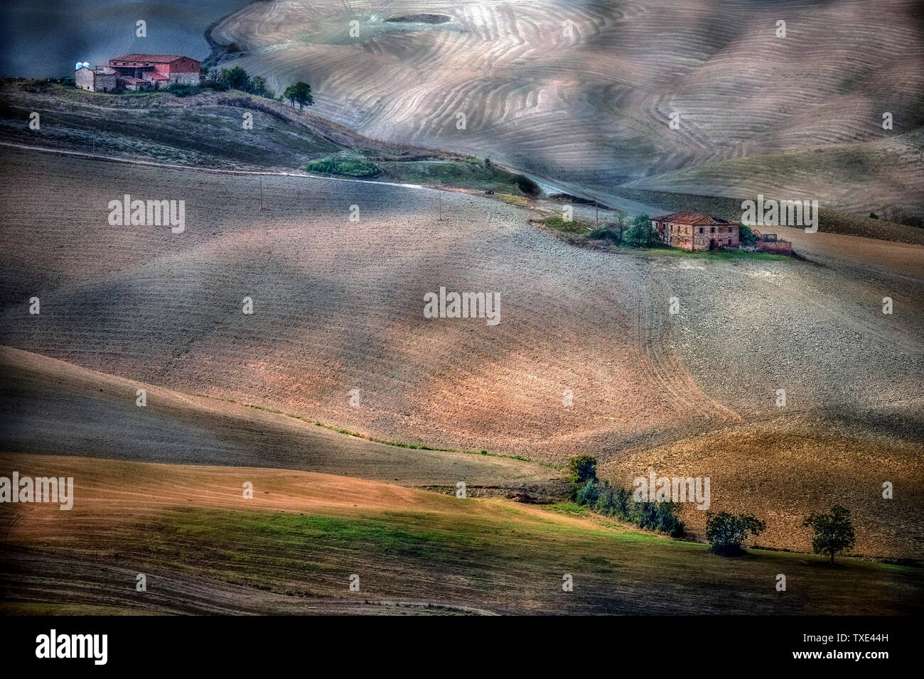 Colline crete senesi hi-res stock photography and images - Alamy