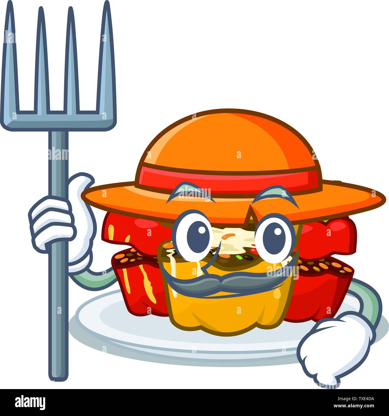 Mexican worker tomato Stock Vector Images - Alamy