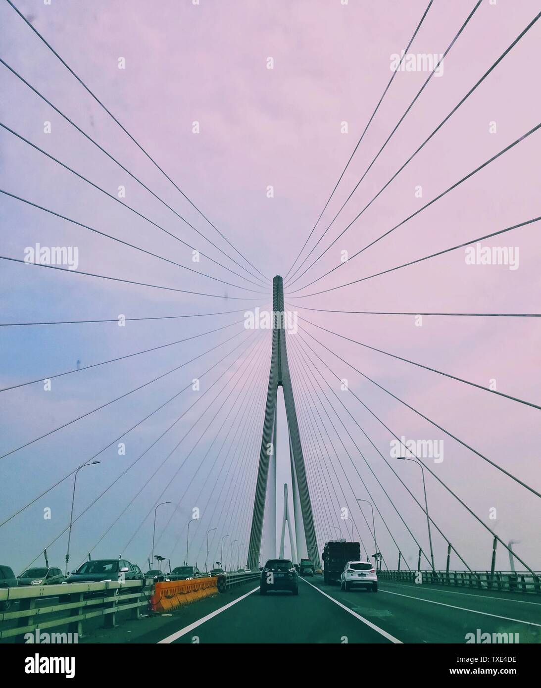 Bridge like web weaving Stock Photo - Alamy