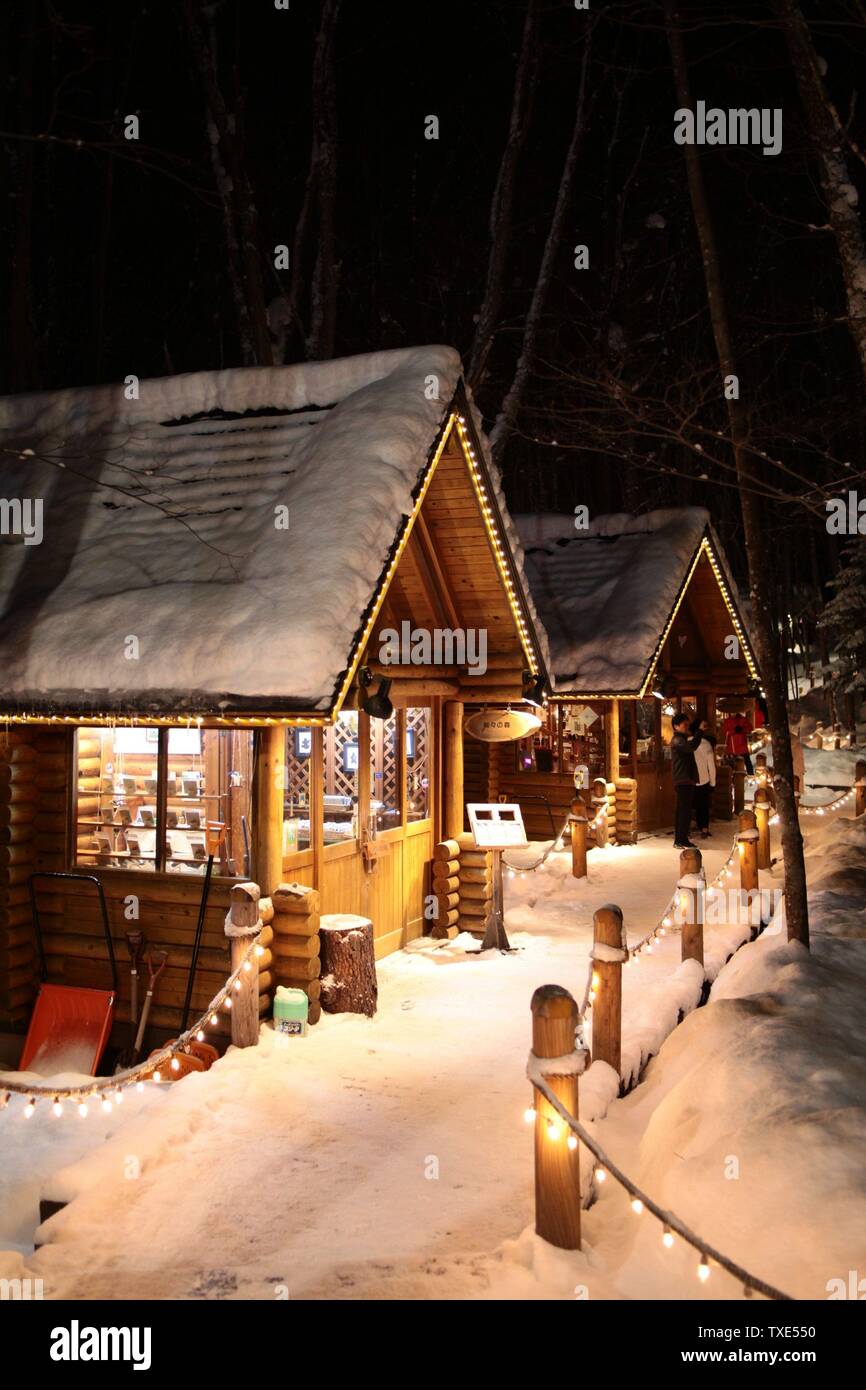 Furano Elf Terrace Stock Photo - Alamy