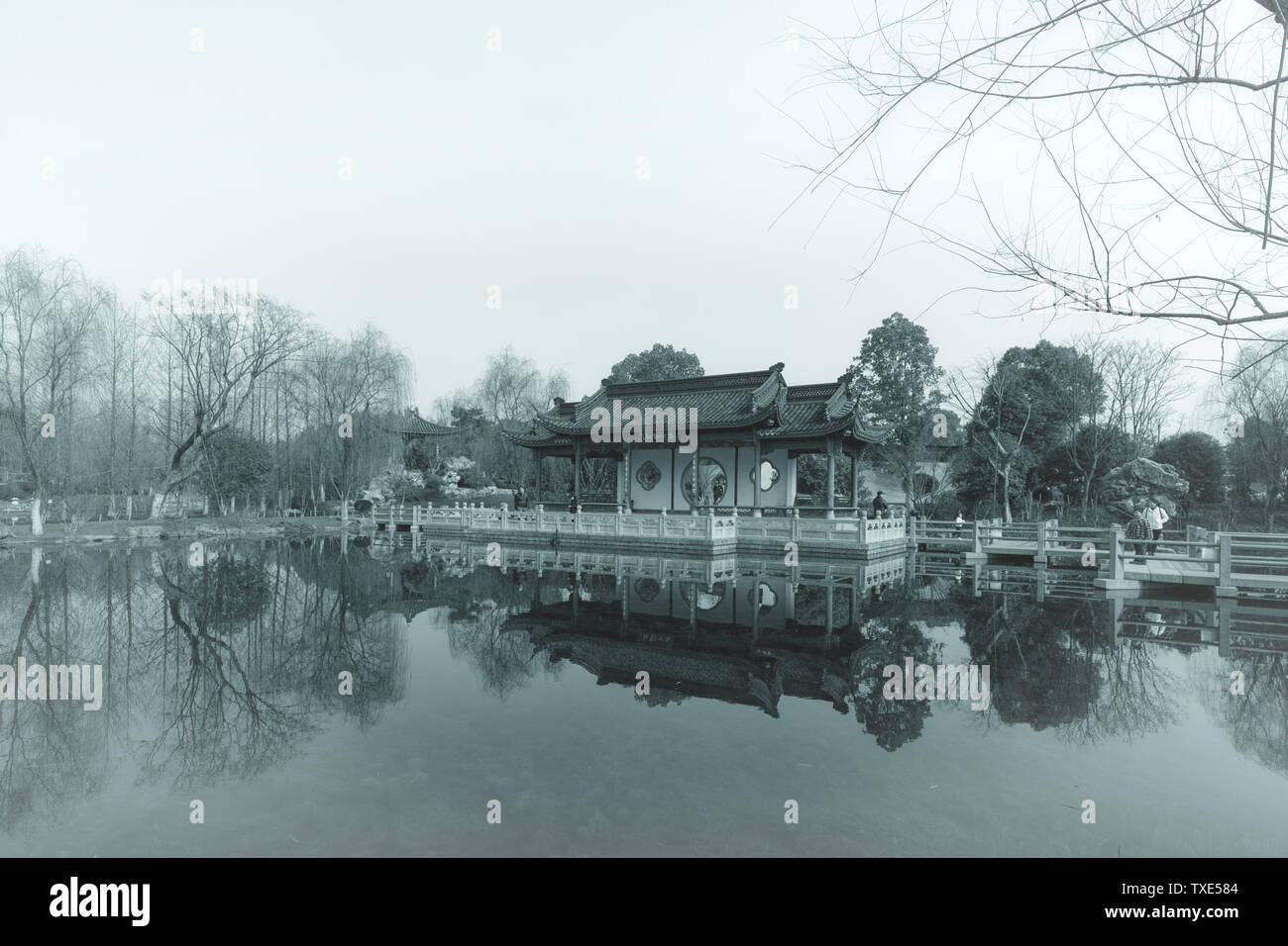 Pavilion Water Pavilion Stock Photo - Alamy