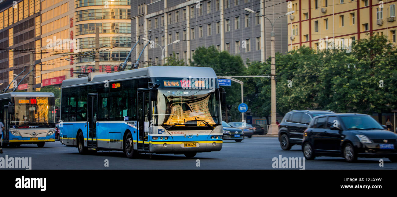 beijing public transportation Stock Photo - Alamy