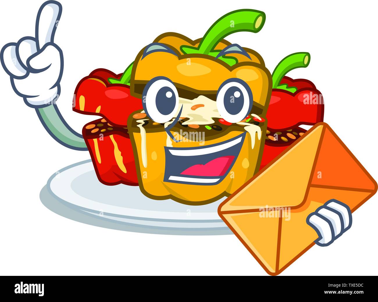 Letter cucumber cartoon illustration hi-res stock photography and ...