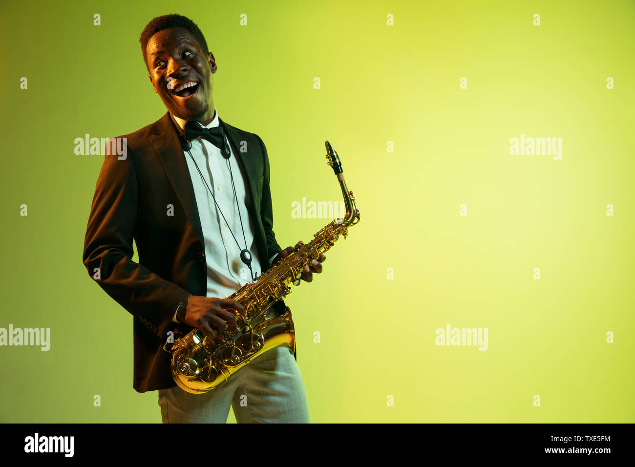 African american jazz musician hi-res stock photography and images - Alamy