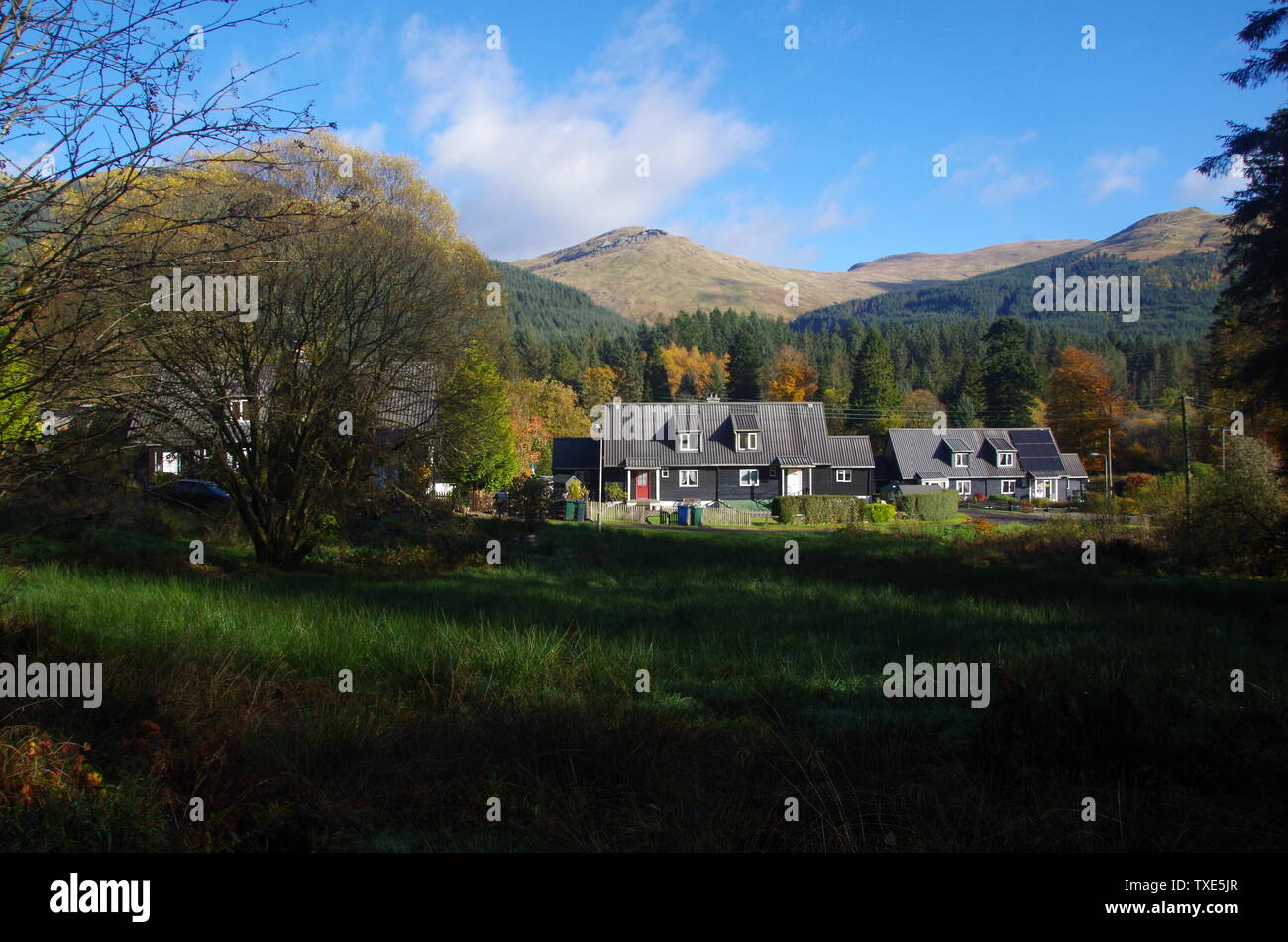 The Loch Lomond and Cowal Way. Cowal peninsula. Highlands. Scotland. UK ...