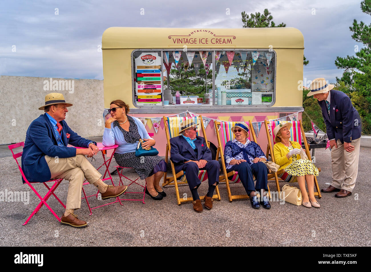 Vintage Ice Cream Stock Photo - Alamy