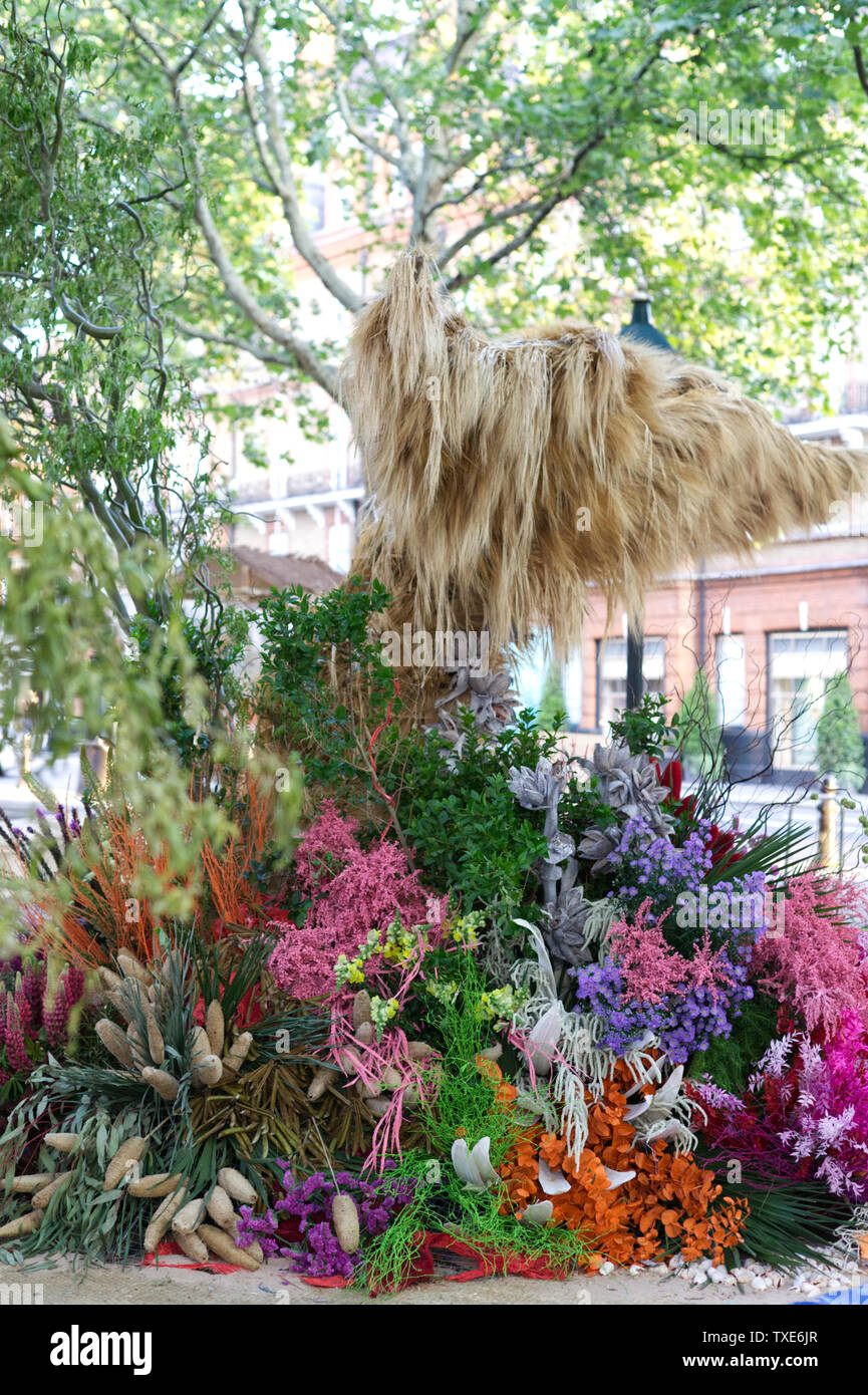 Under the sea, flower floral design,along the kings road in Chelsea ...