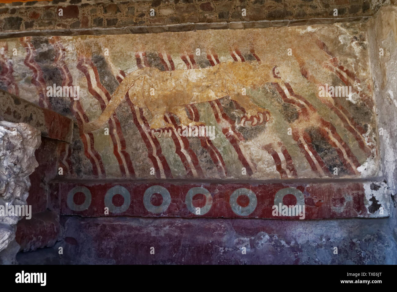 Aztec empire painting mexico hi-res stock photography and images - Alamy