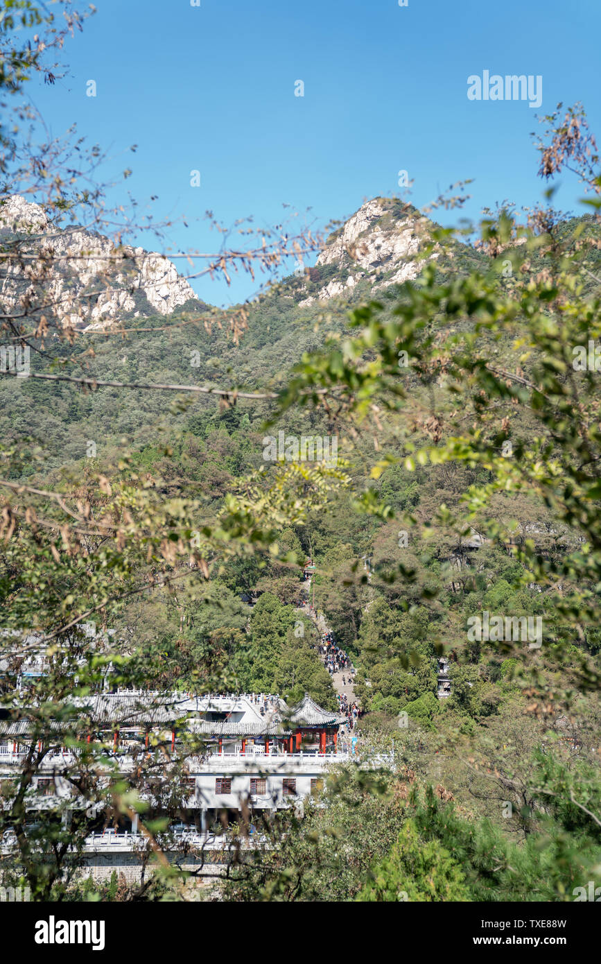 Mount Taishan Scenic Area Stock Photo - Alamy