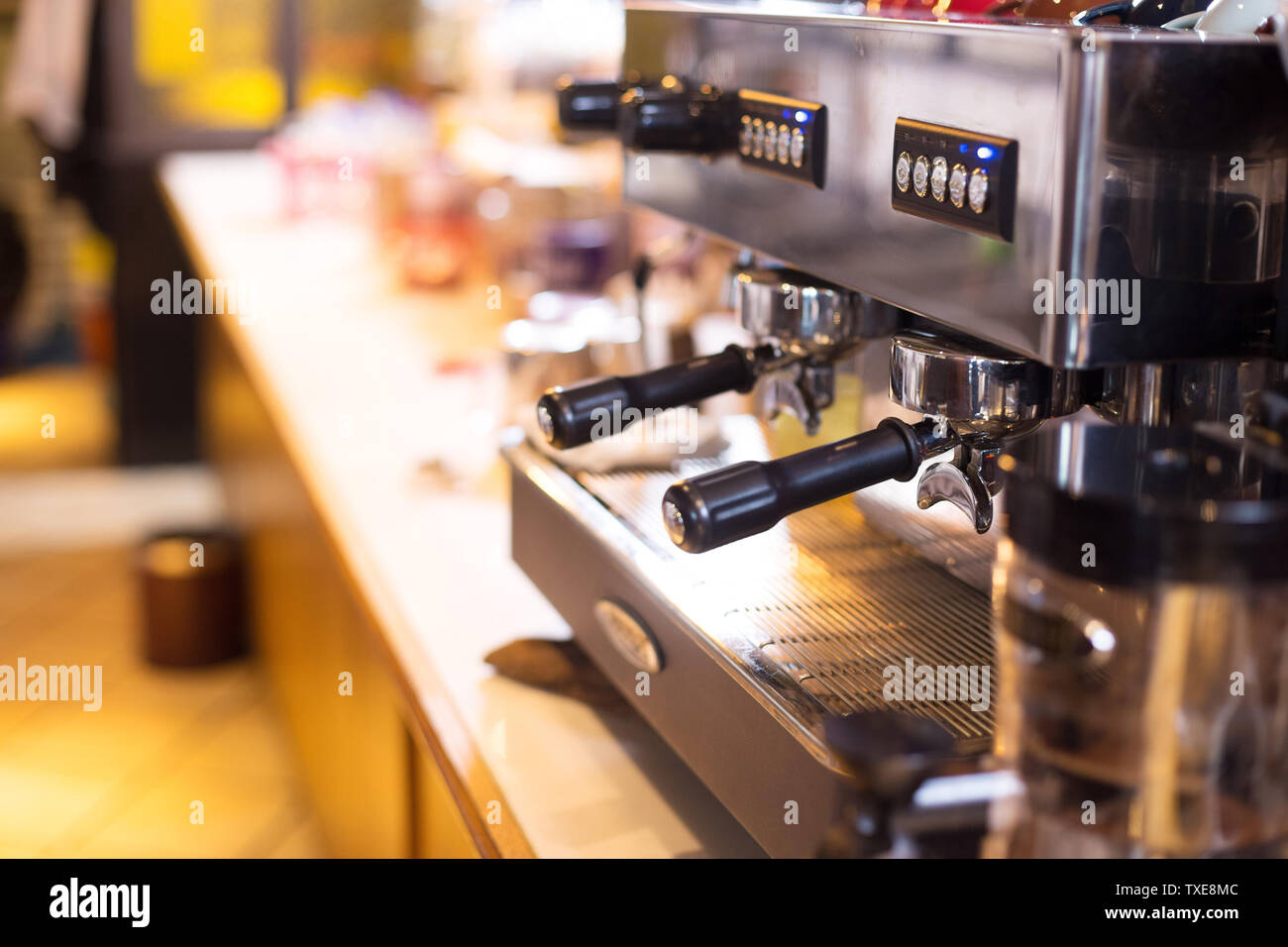 Coffee modern production hi-res stock photography and images - Alamy