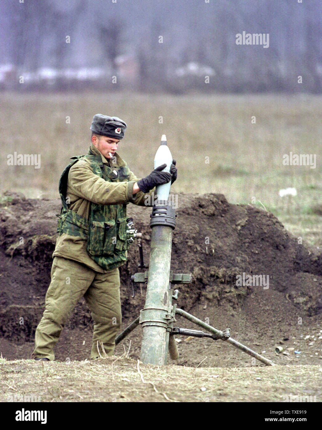 RUS2000012212 - 21 JANUARY - 2000 - DUBA-YURT, CHECHNYA, RUSSIA: A ...