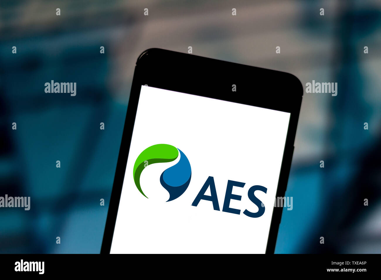 Aes logo hi-res stock photography and images - Alamy
