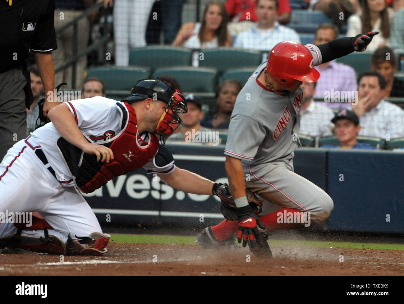 Cincinnati Reds' Shin-Soo Choo (17), from South Korea, scores past ...