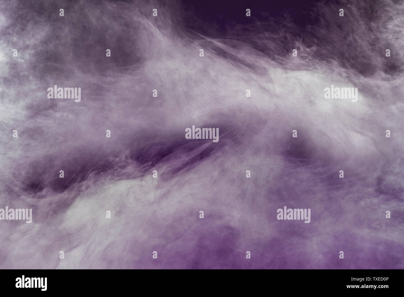 spectacular abstract white smoke isolated color purple background Stock ...