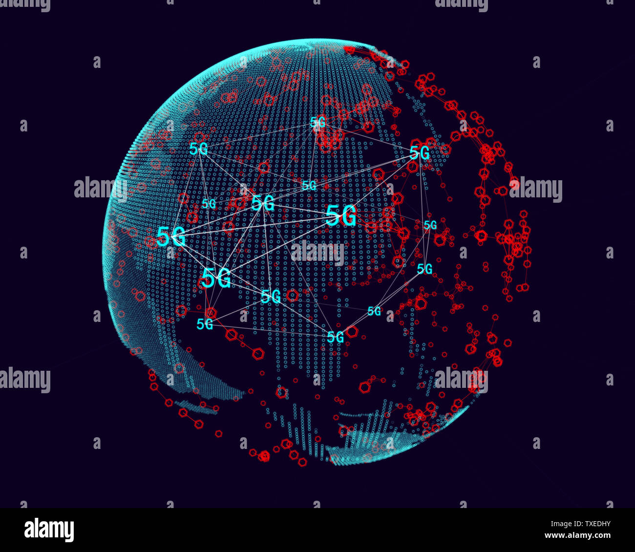 5G point line constitutes technology sense fifth-generation mobile ...