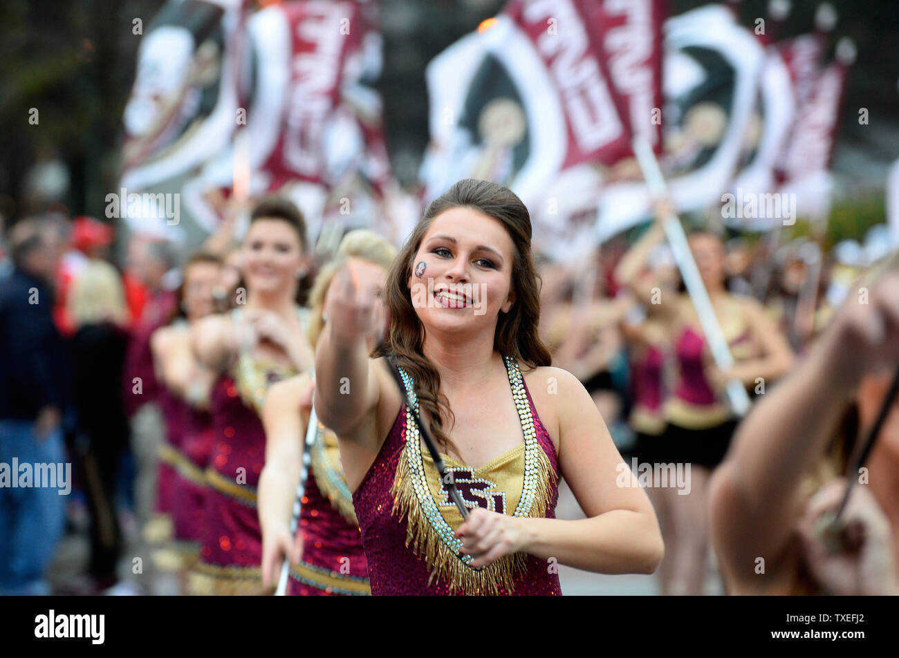 The Florida State University marching band performs during the annual ...