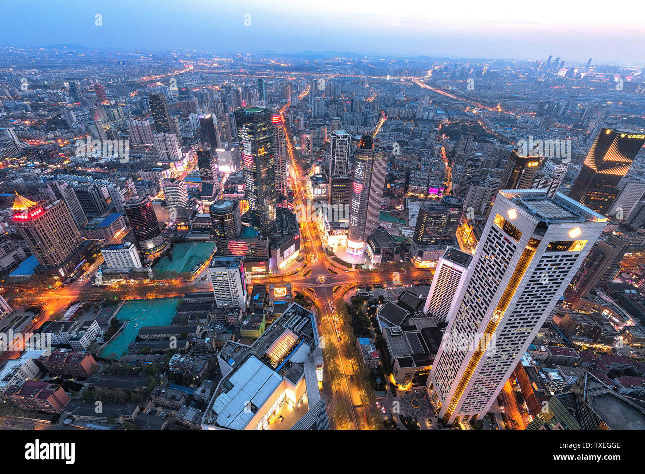 China's first business circle Stock Photo - Alamy
