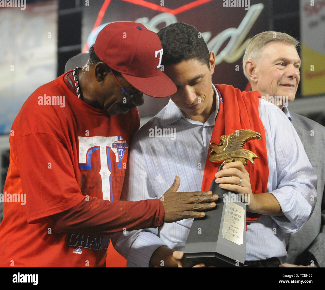 Mlb world series trophy 2011 hi-res stock photography and images - Alamy