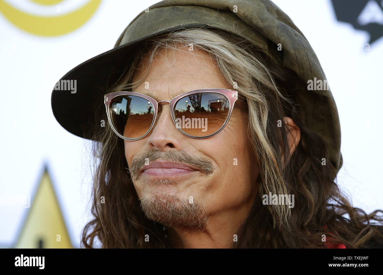 Musician Steven Tyler arrives at the 50th annual Academy of Country ...