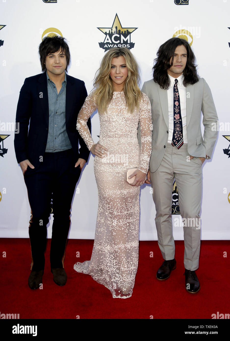 (L-R) Musicians Neil Perry, Kimberly Perry and Reid Perry, of The Band ...