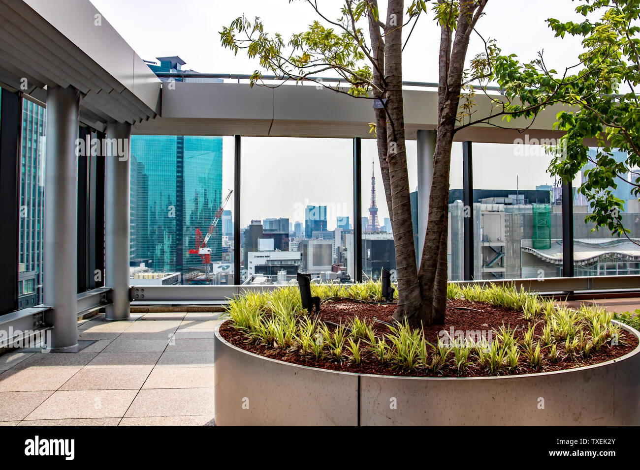 High rise roof garden hi-res stock photography and images - Alamy