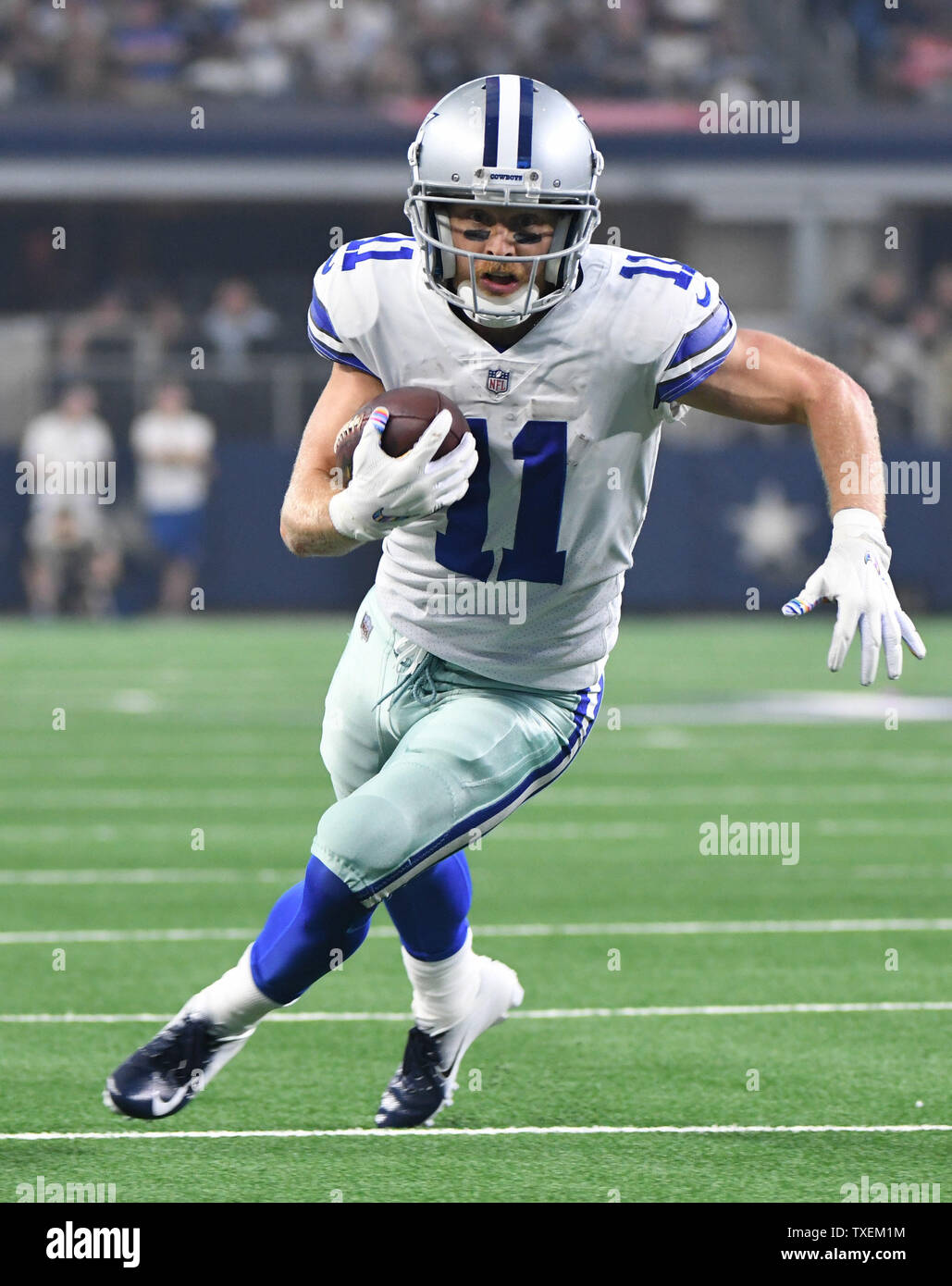 Dallas Cowboys Cole Beasley scores on a 17-yard pass during the second ...