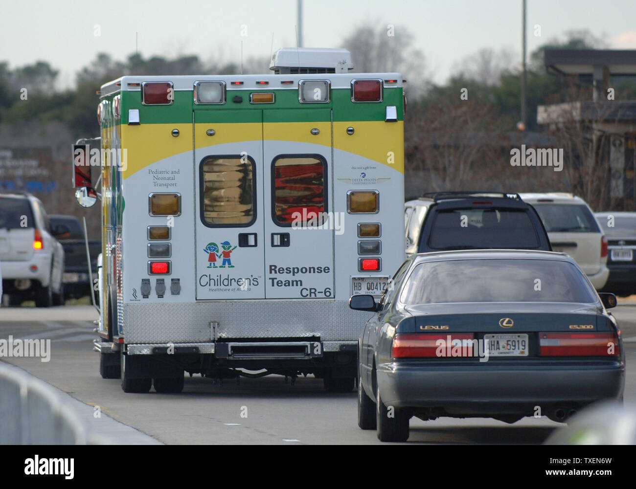 A Children's Healthcare of Atlanta ambulance leaves Atlanta's ...
