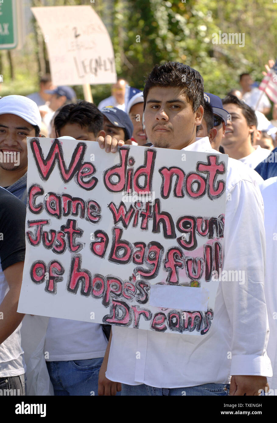 Tens of thousands of Hispanic immigrants march in Atlanta April 10 ...