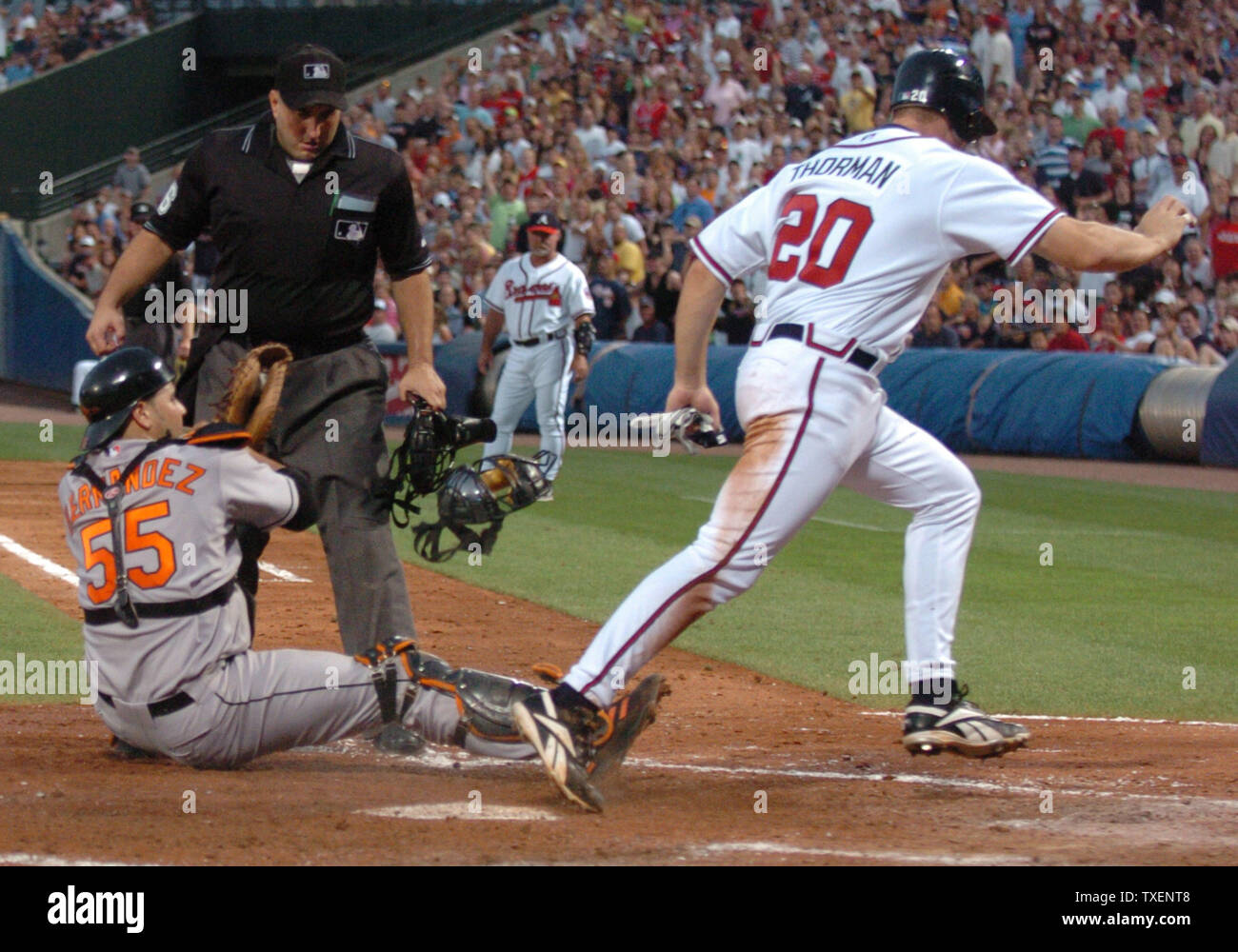 Baltimore orioles catcher ramon hernandez hi-res stock photography and ...