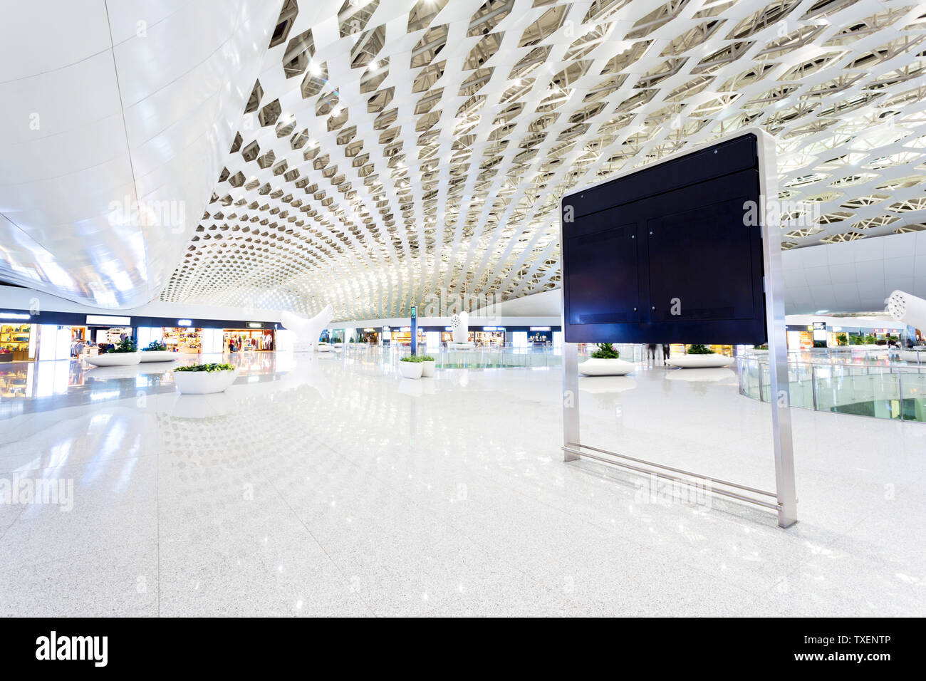 Modern airport terminal room Stock Photo - Alamy