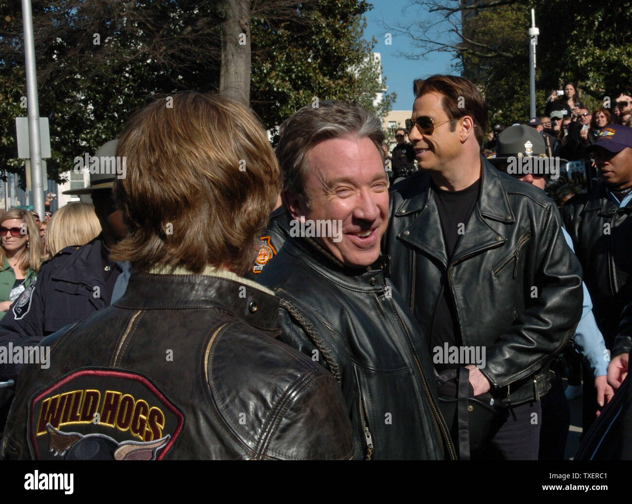 "Wild Hogs" stars Willam H. Macy (L), Tim Allen and John Travolta ...