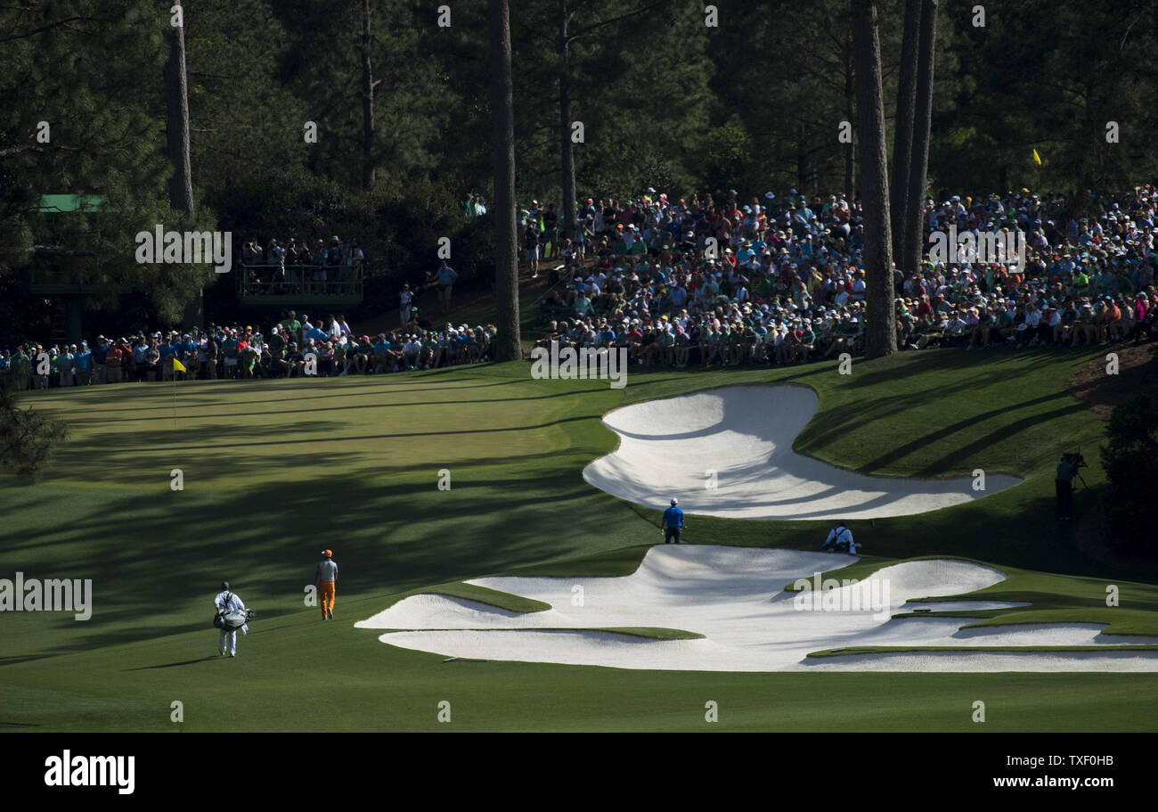 Ricky Fowler walks on the 10th fairway during the final round of the ...