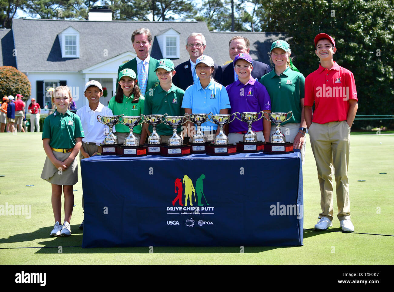 The winners of the Drive Chip & Putt National Finals pose together at ...