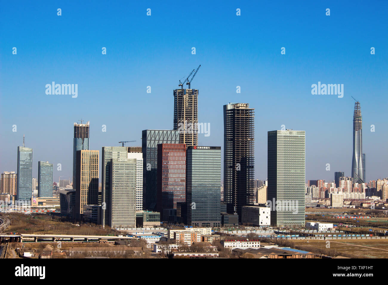 Growing up Tianjin Binhai New Area Stock Photo - Alamy