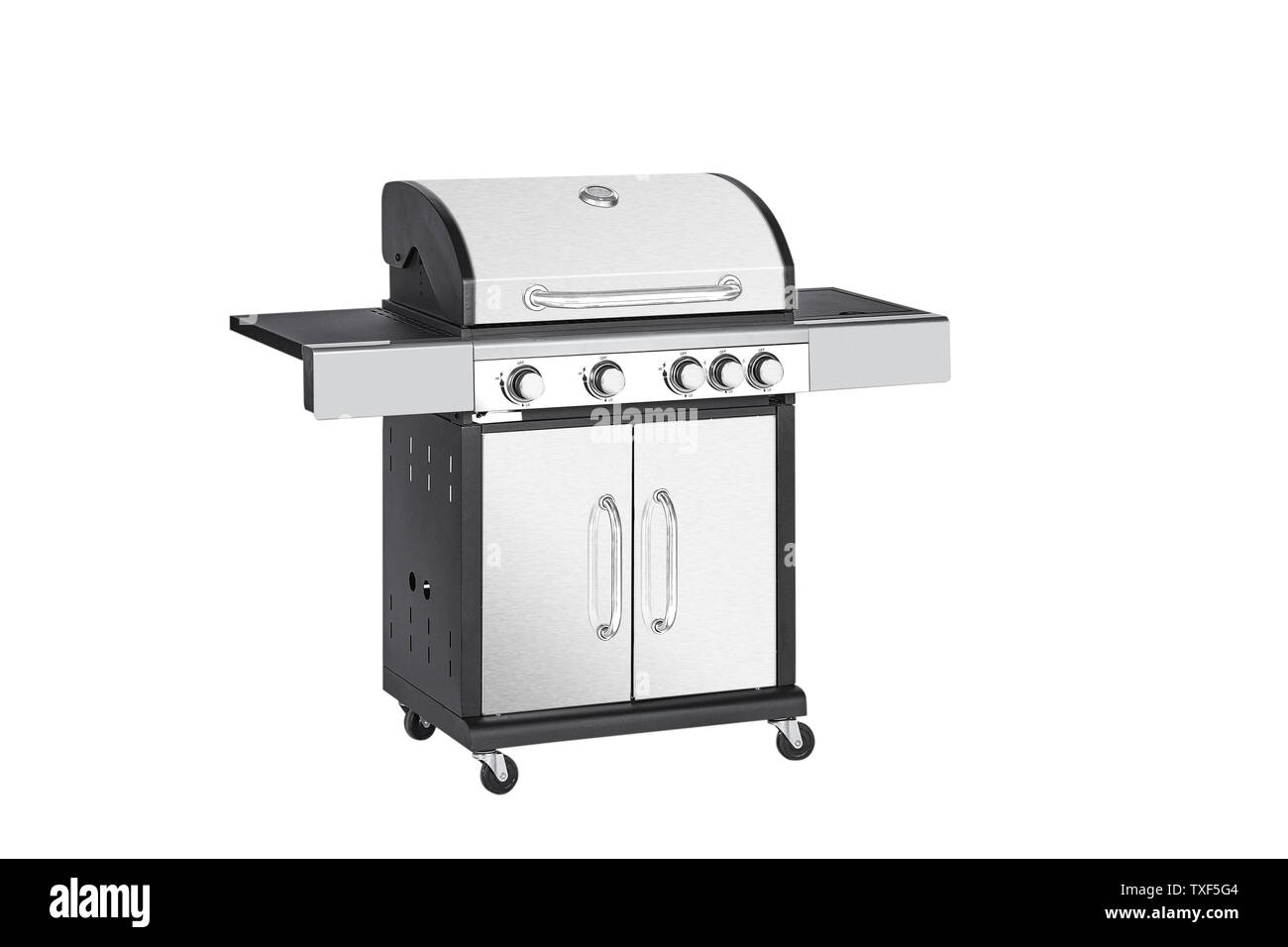 Stainless steel grill Stock Photo - Alamy