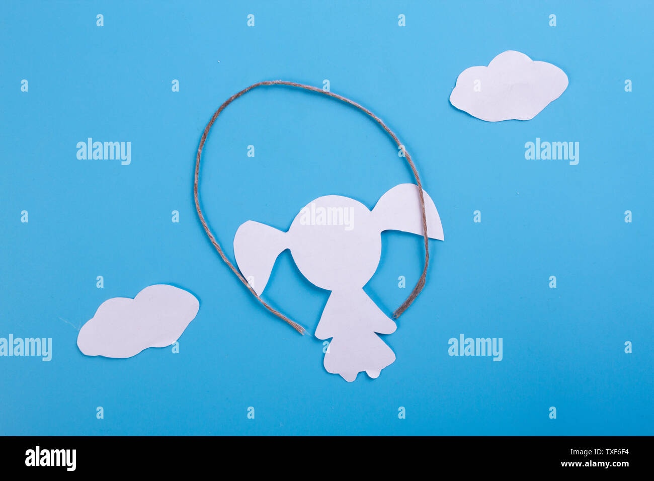 Child pink skipping rope hi-res stock photography and images - Alamy