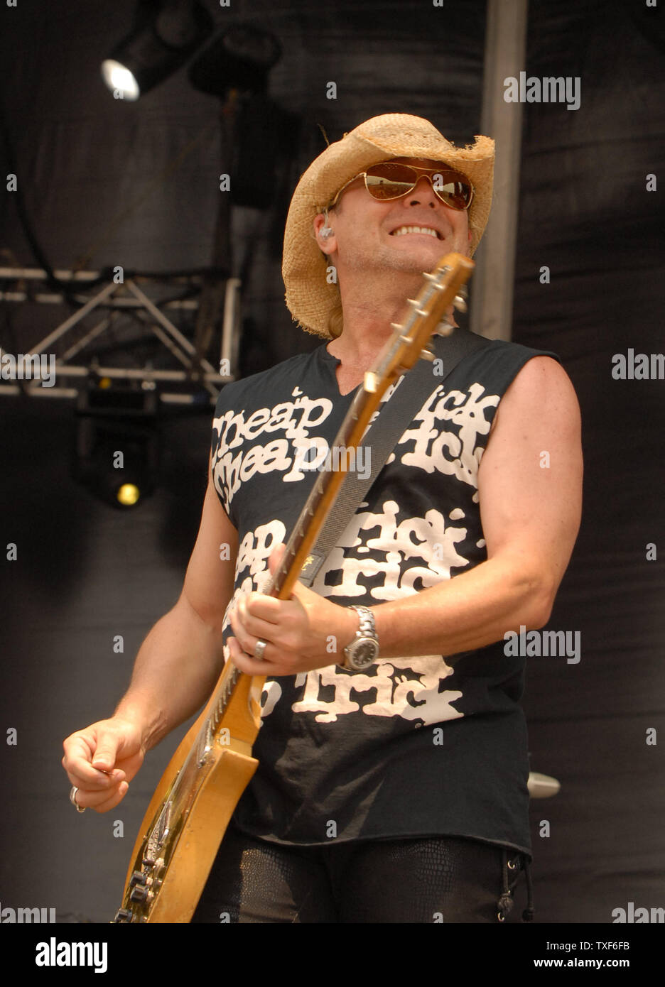Robin Zander of the band Cheap Trick performs at the Virgin Festival at ...