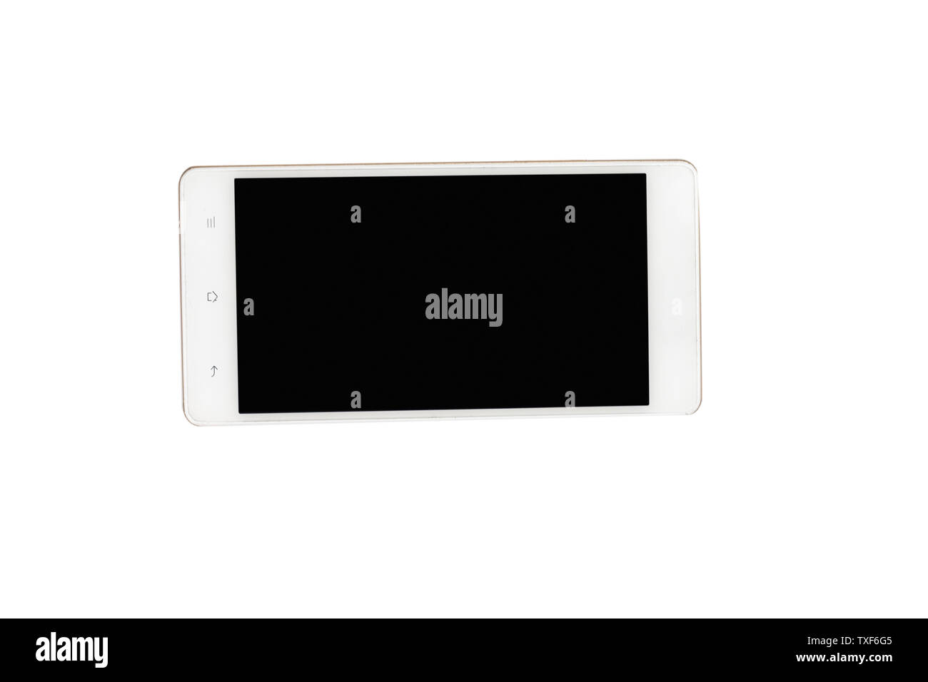 isolated mobile phone on white background Stock Photo - Alamy