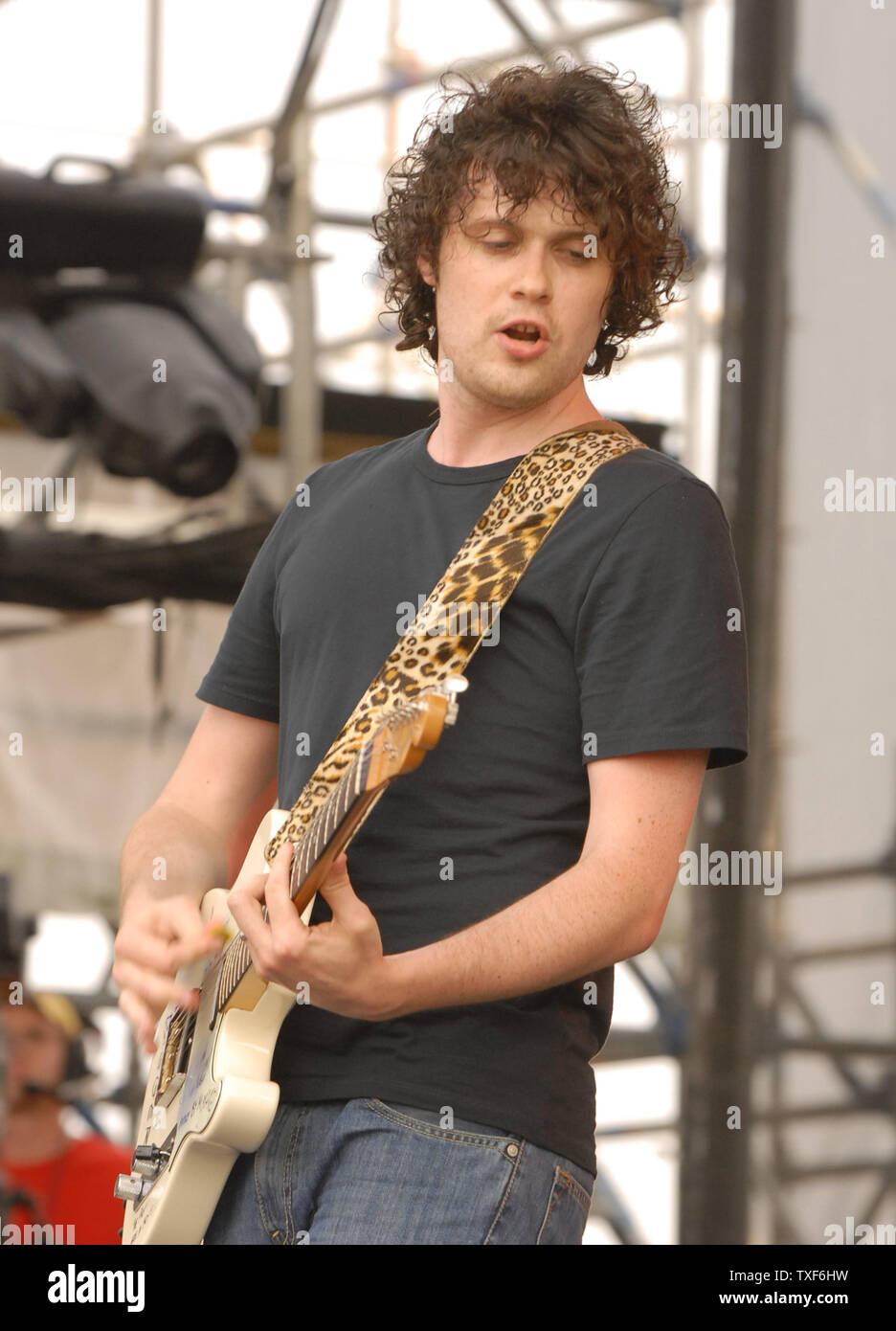 Jon Fratelli of the band The Fratellis performs at the Virgin Festival ...