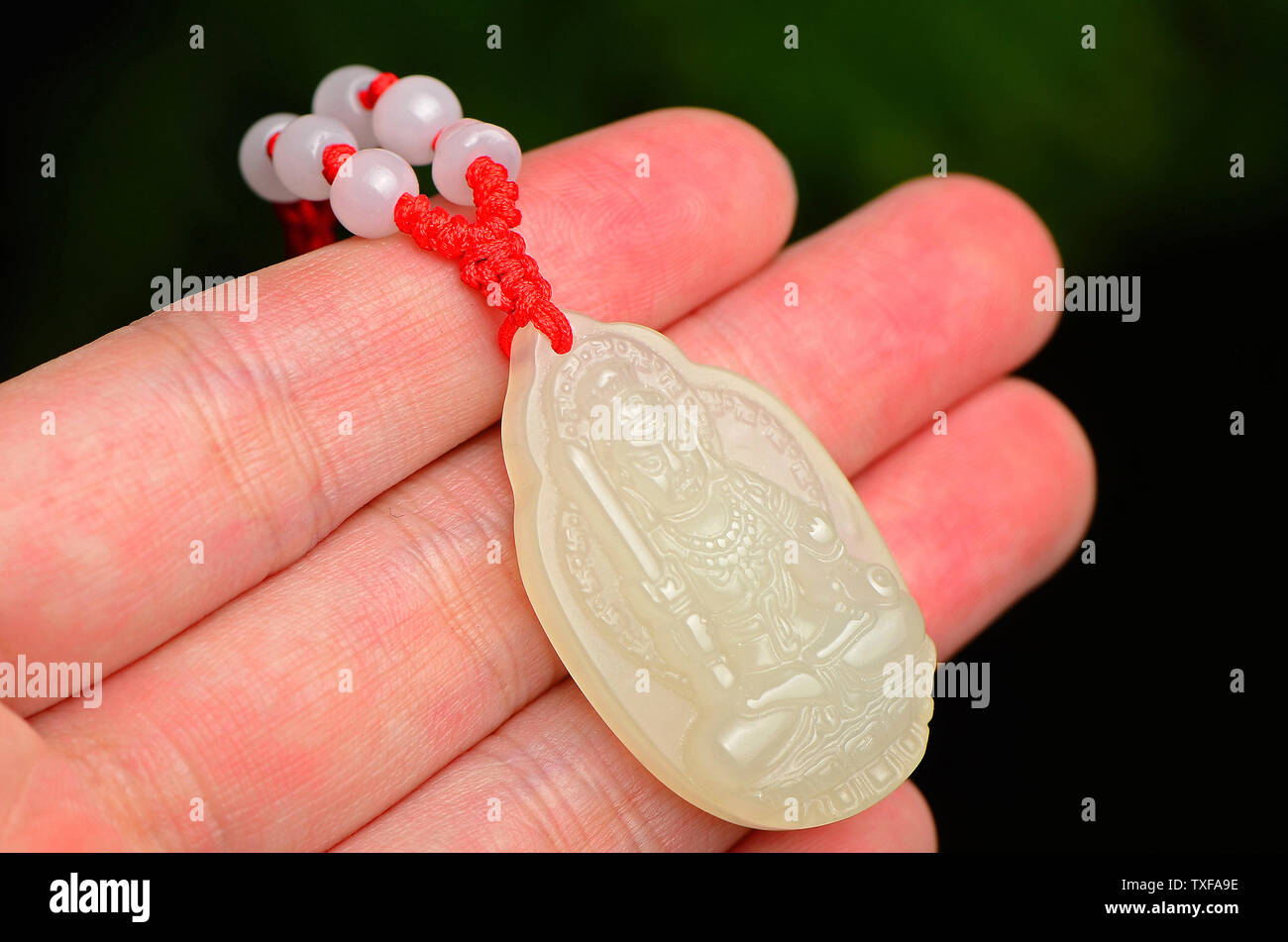 The eight patron gods ordered the Buddha and Tian jade pendant Stock ...