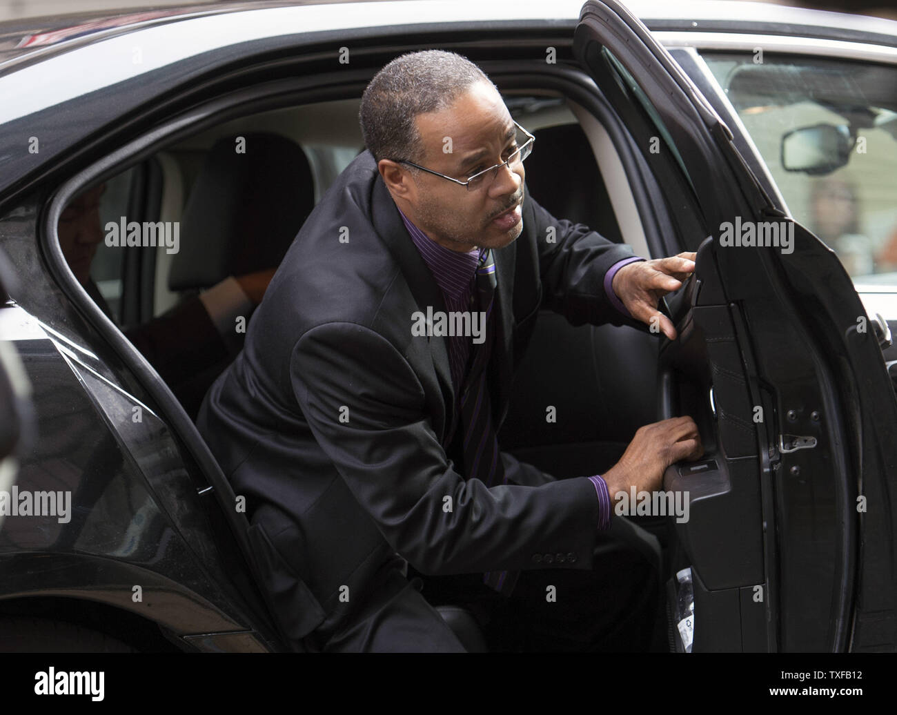 Baltimore police officer Caesar Goodson arrives for the final day of ...