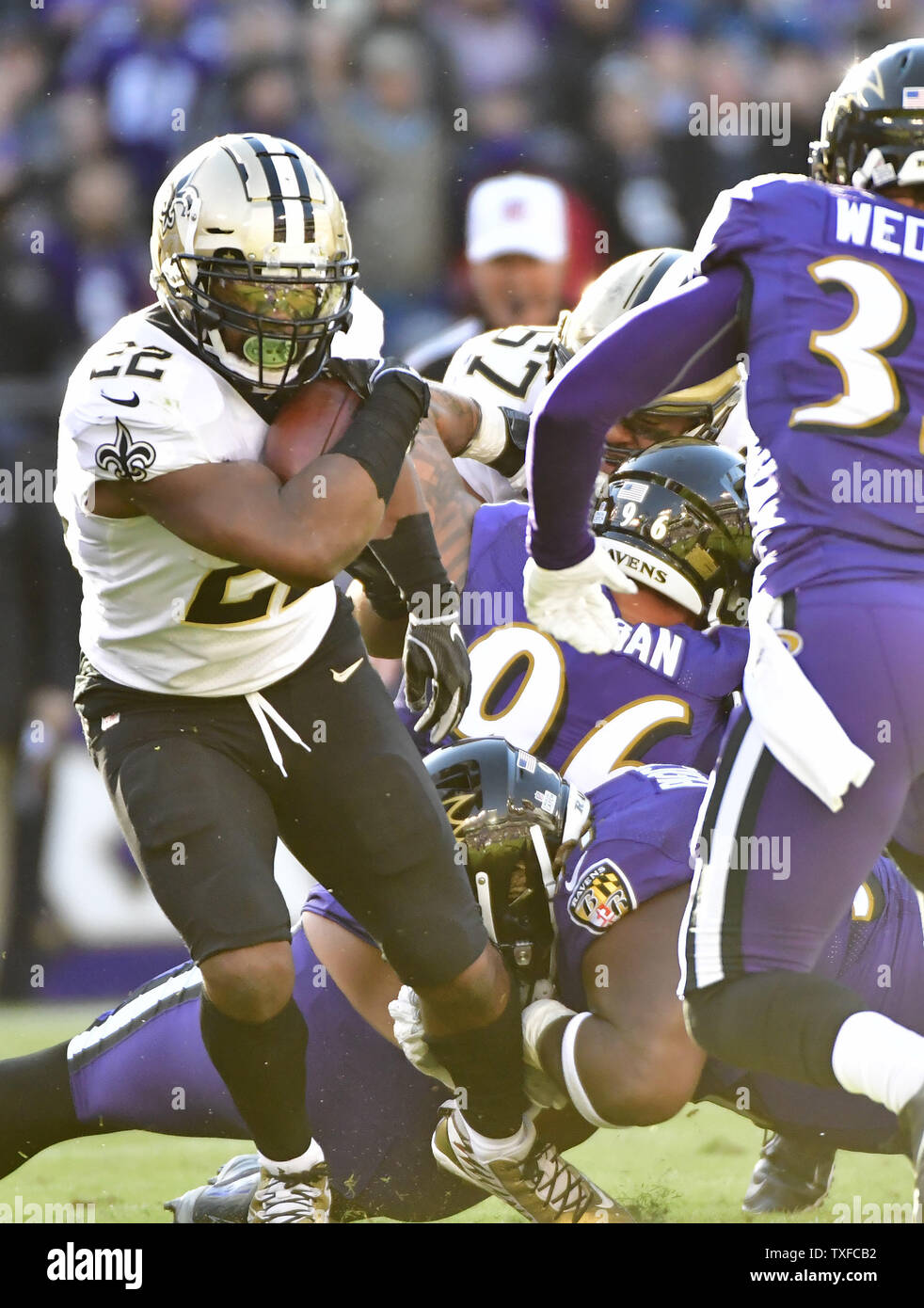 Baltimore ravens running back mark ingram 21 hi-res stock photography ...