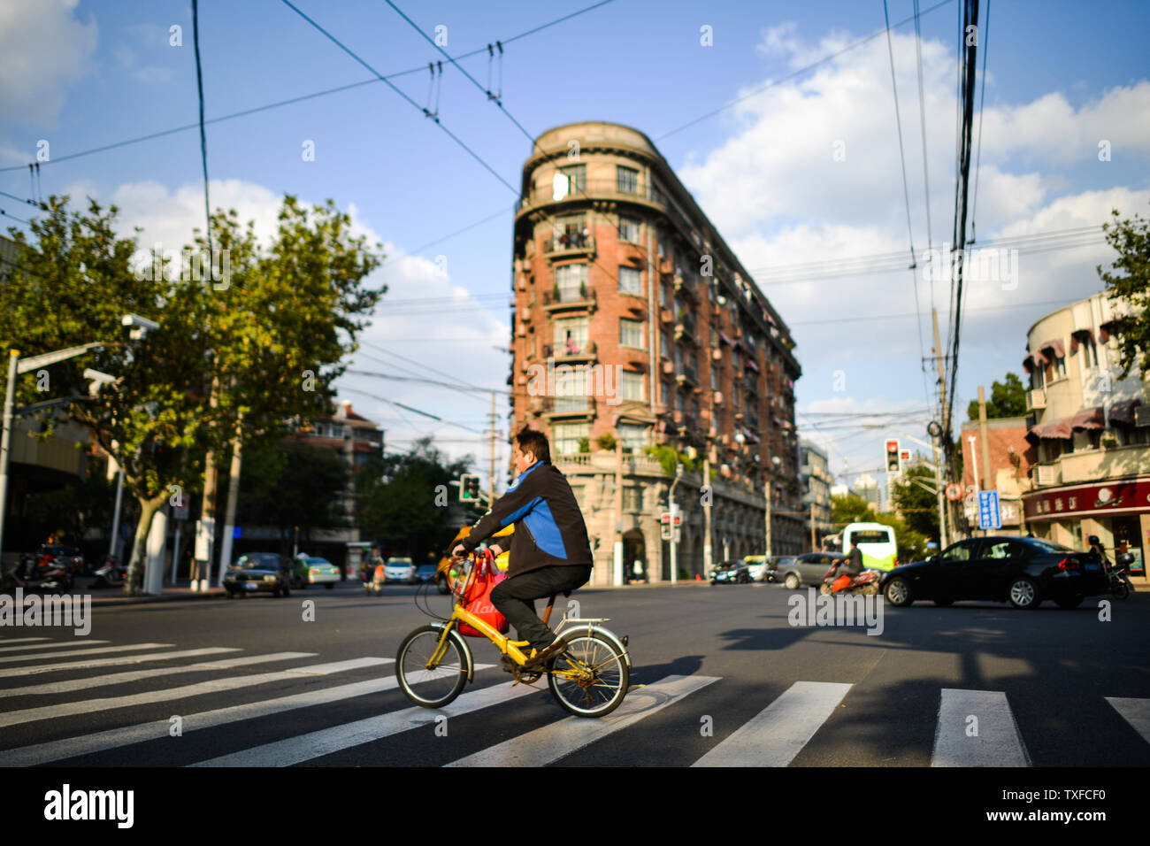 Old Shanghai Wukang Building Stock Photo - Alamy