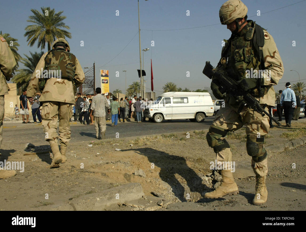 Iraqi police vehicle hi-res stock photography and images - Alamy