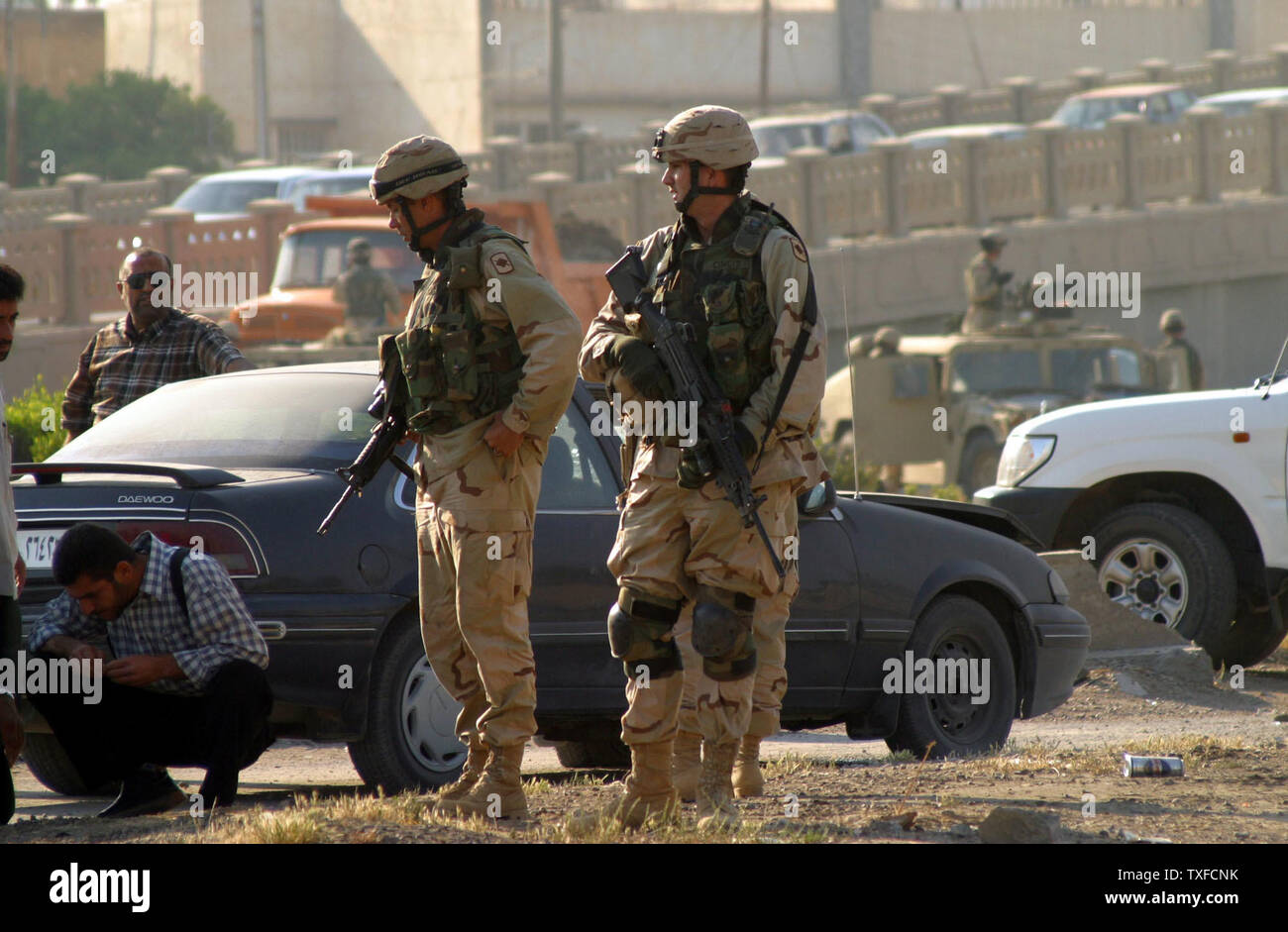 Iraqi police vehicle hi-res stock photography and images - Alamy