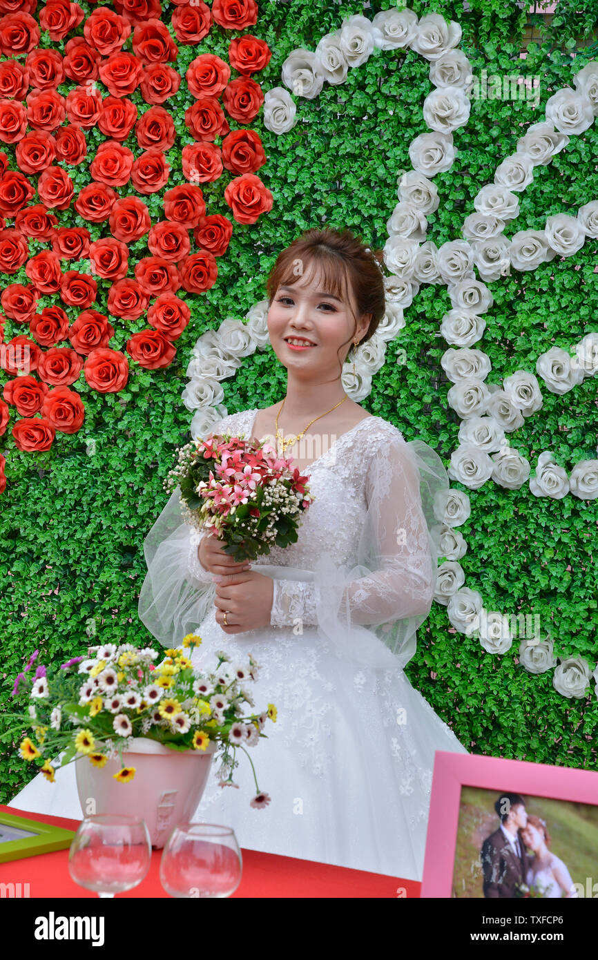 Portrait of a beautiful bride Stock Photo - Alamy