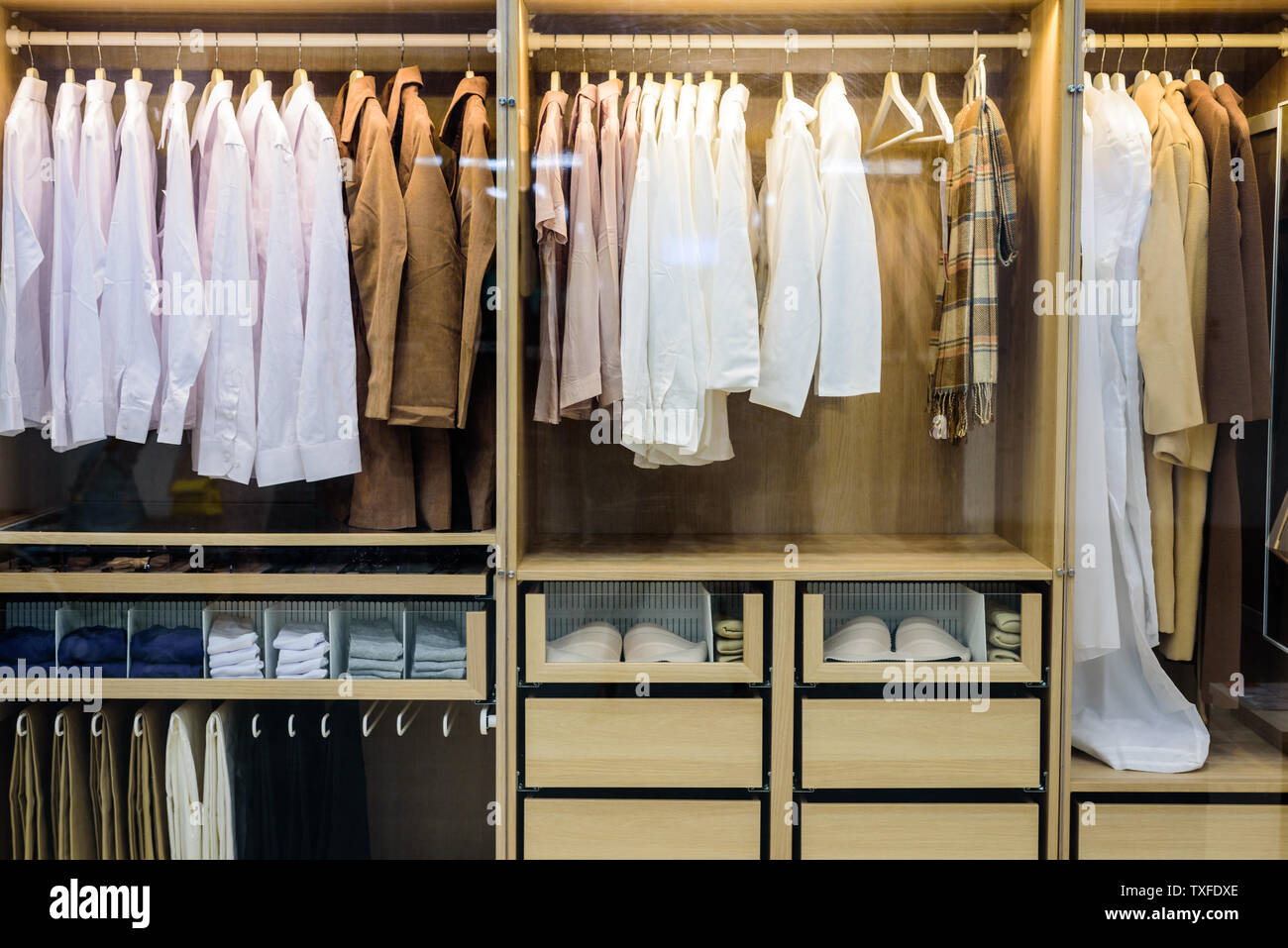 Wardrobe and clothing Stock Photo - Alamy
