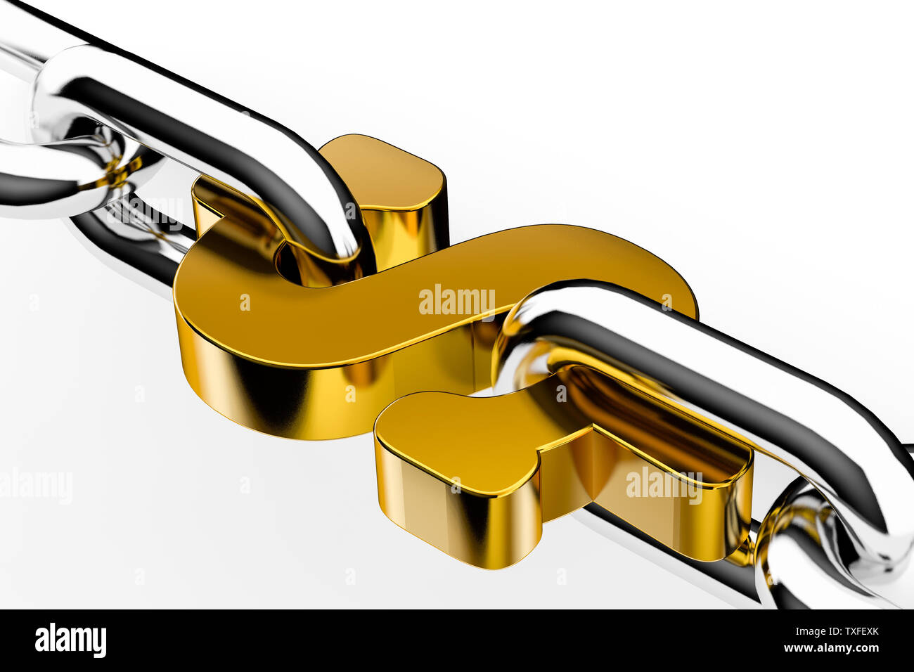 Symbol of capital chain Stock Photo - Alamy