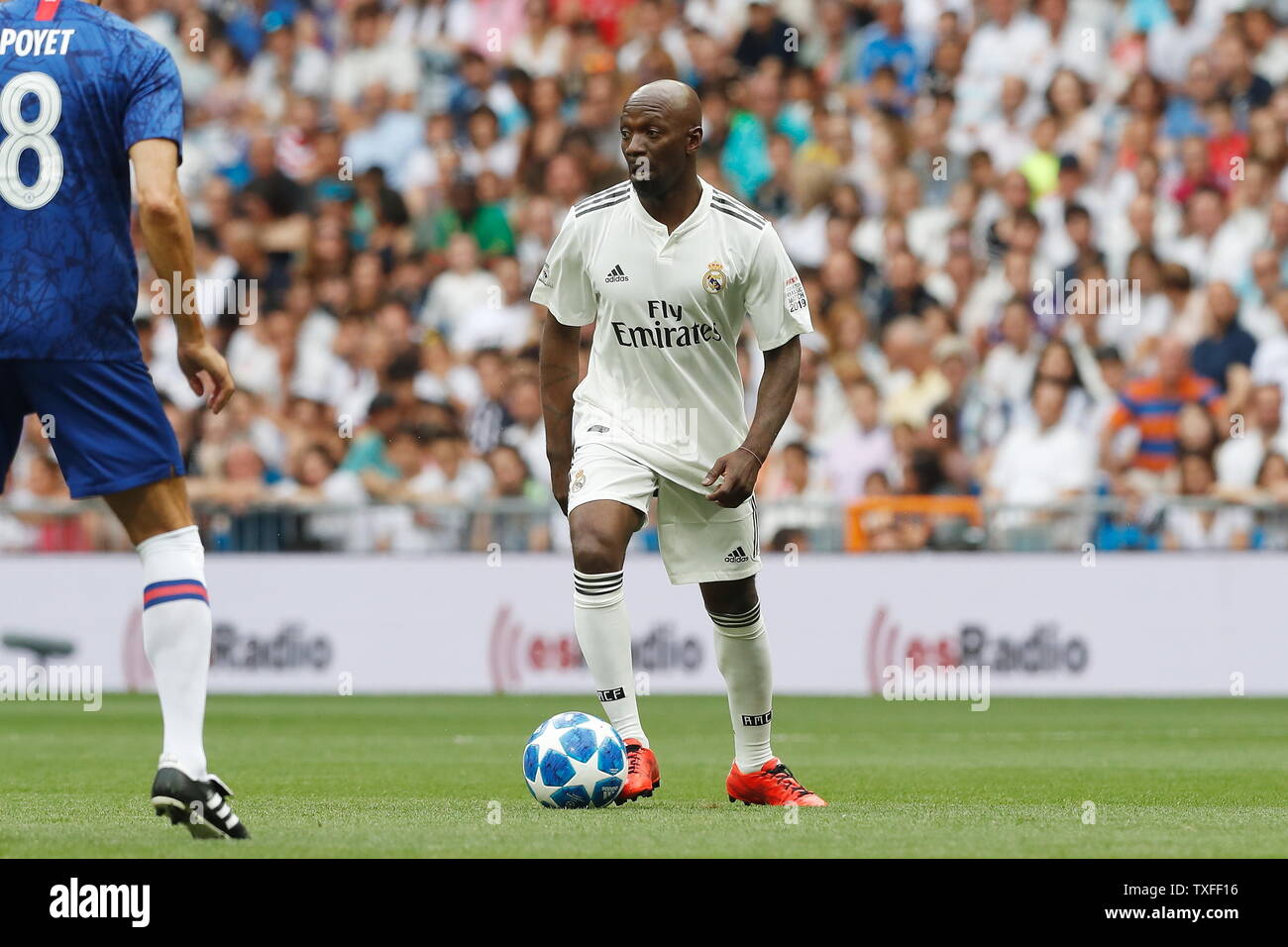 Madrid, Spain. 23rd June, 2019. Claude Makelele (Real) Football/Soccer ...