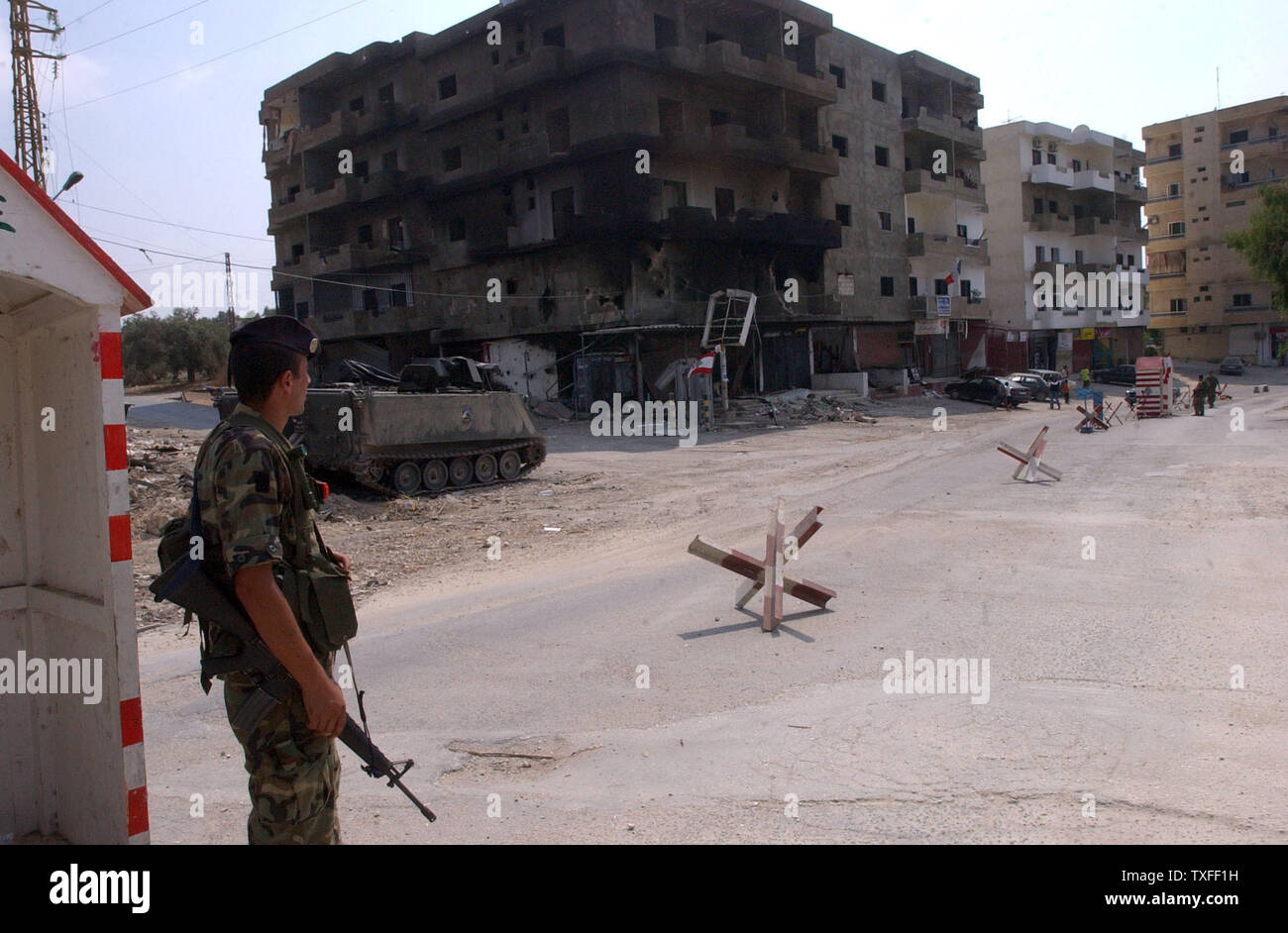 Israeli army checkpoint hi-res stock photography and images - Alamy